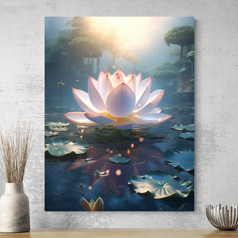 Lotus Flower Painting | Le Monde Des Tableaux