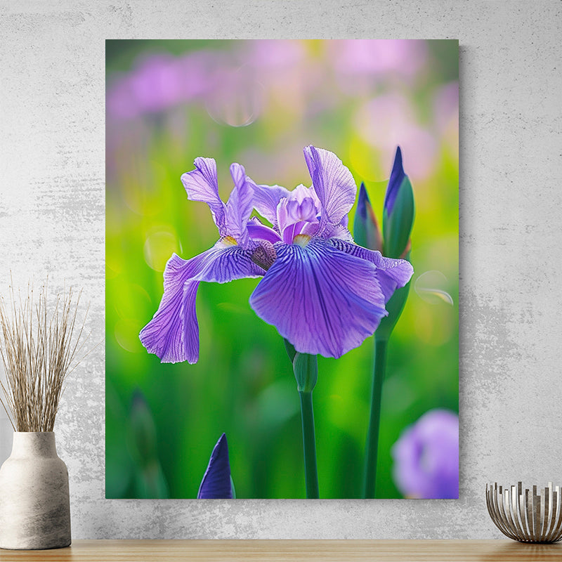Tableau Fleurs Iris – Le Monde Des Tableaux