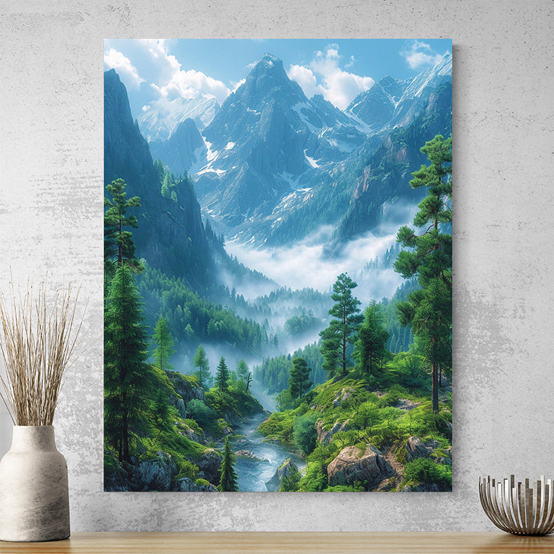 Tableau Montagne Alpes – Le Monde Des Tableaux