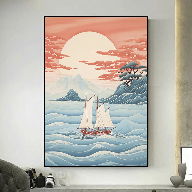 Tableau Mer Japonais | Le Monde Des Tableaux